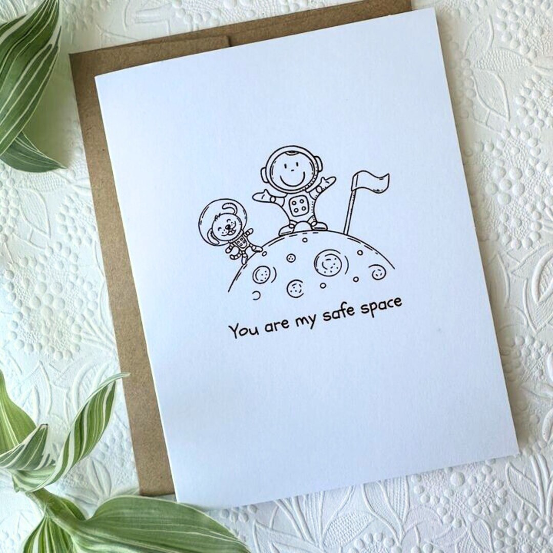 You Are My Safe Space Card Thinking of You, Just Because Custom ...