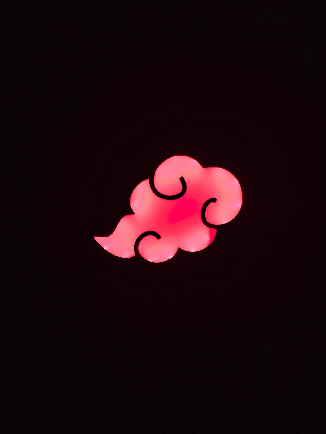 The Akatsuki Led Red Rain Cloud - Etsy