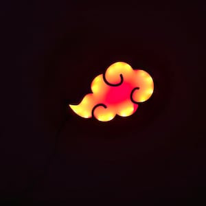 The Akatsuki Led Red Rain Cloud - Etsy