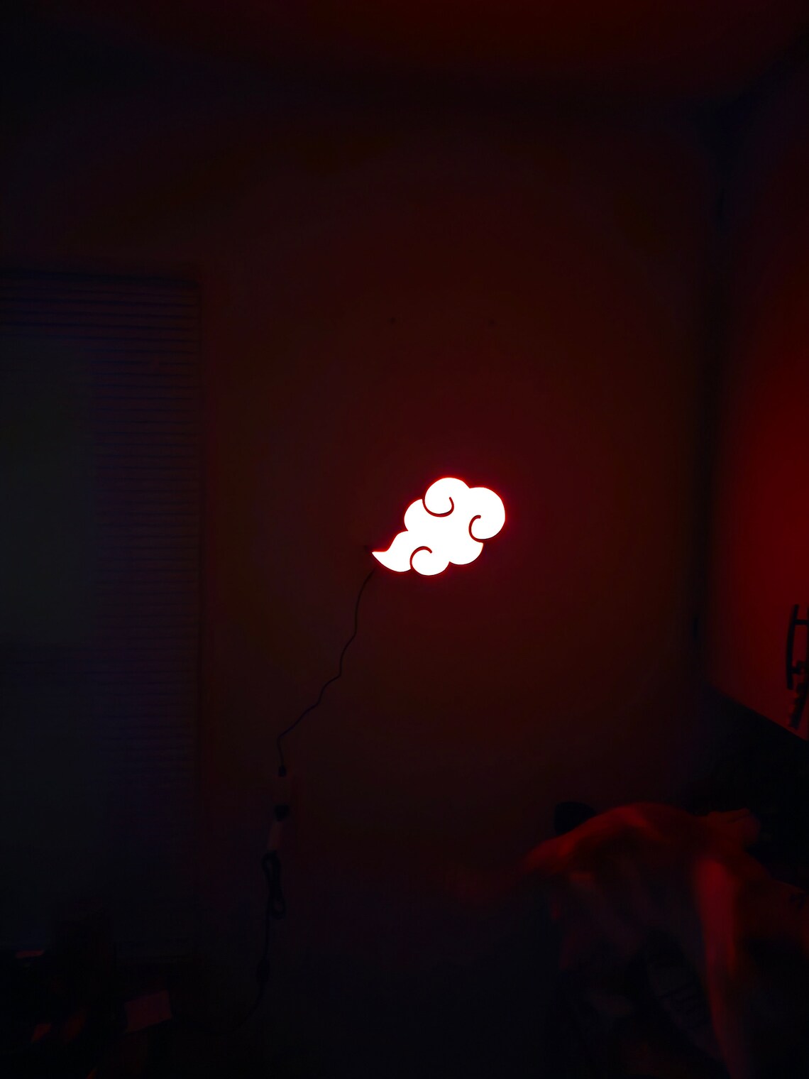 The Akatsuki Led Red Rain Cloud - Etsy