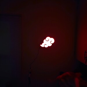The Akatsuki Led Red Rain Cloud - Etsy