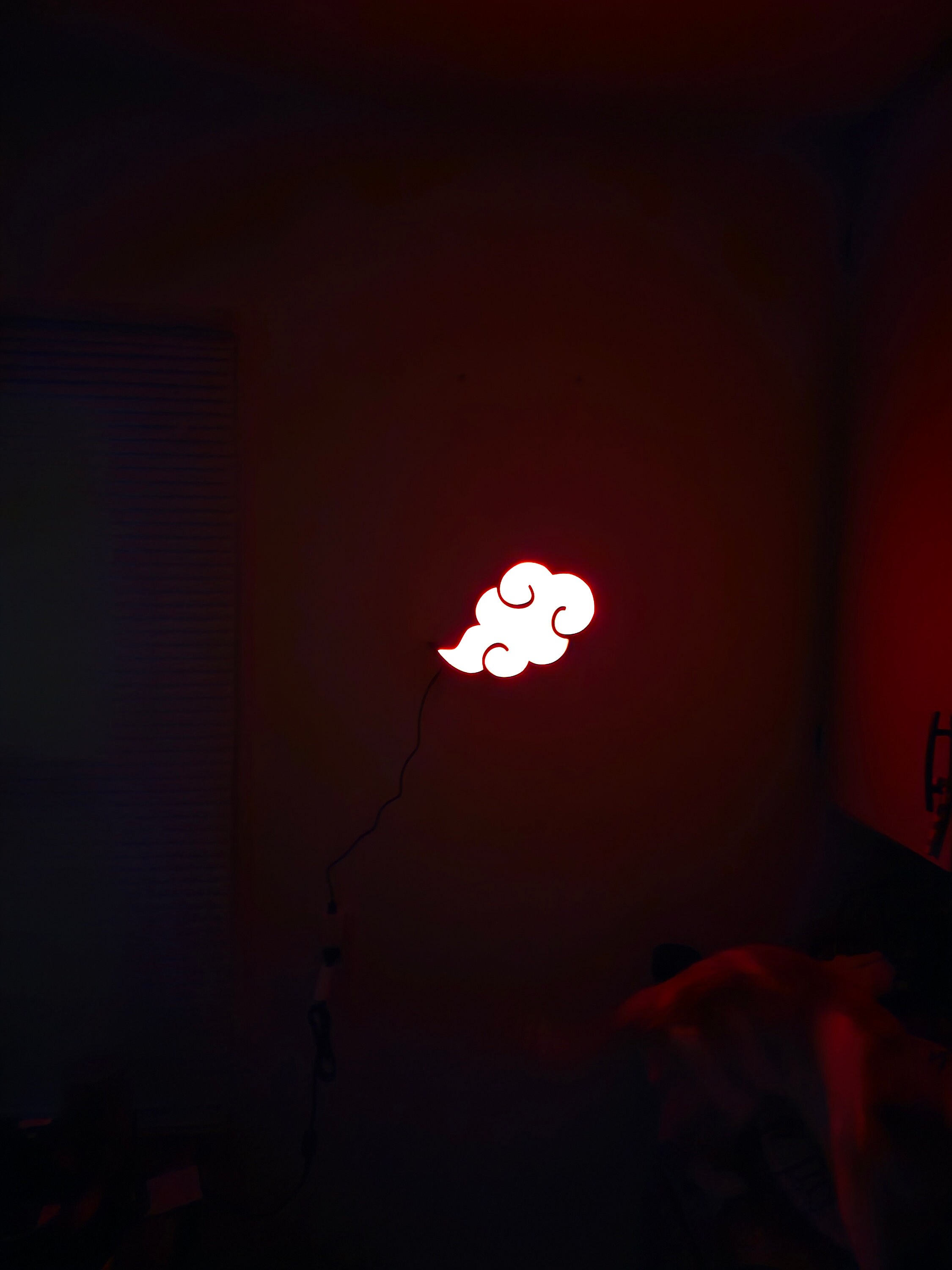 The Akatsuki Led Red Rain Cloud - Etsy