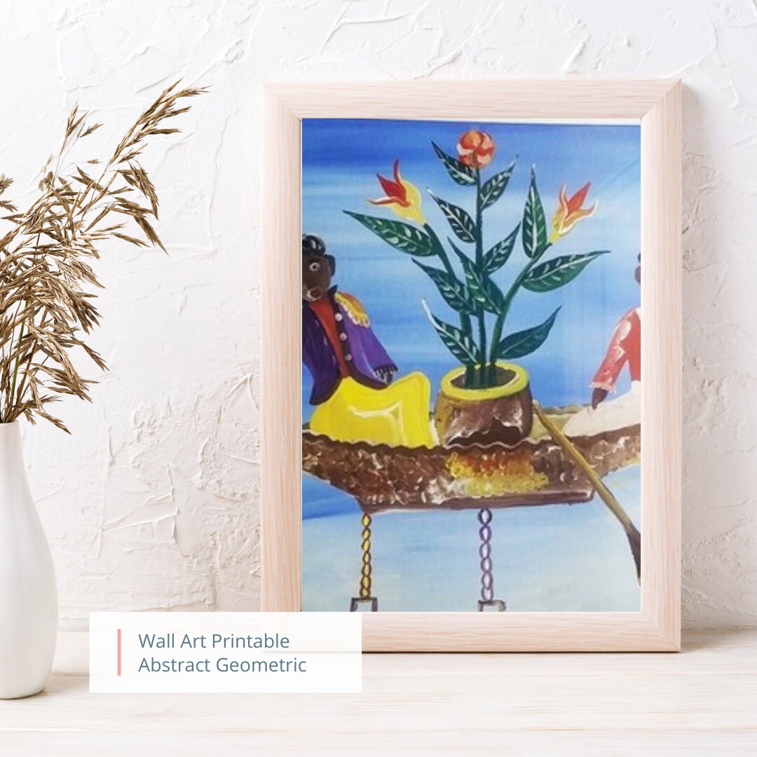 Haitian Wall Art: Printable Digital Design for a Touch of Culture and ...