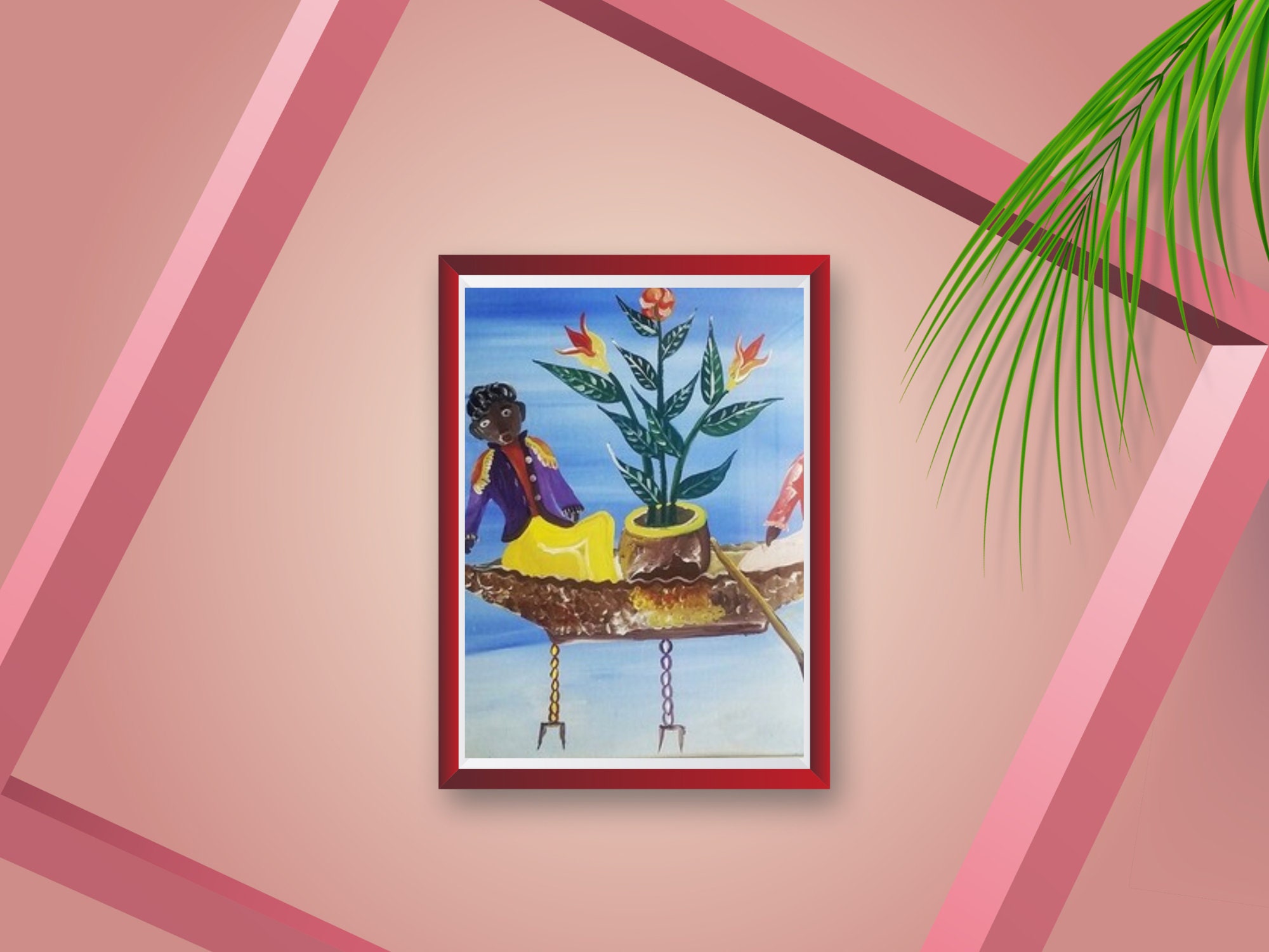 Haitian Wall Art: Printable Digital Design for a Touch of Culture and ...