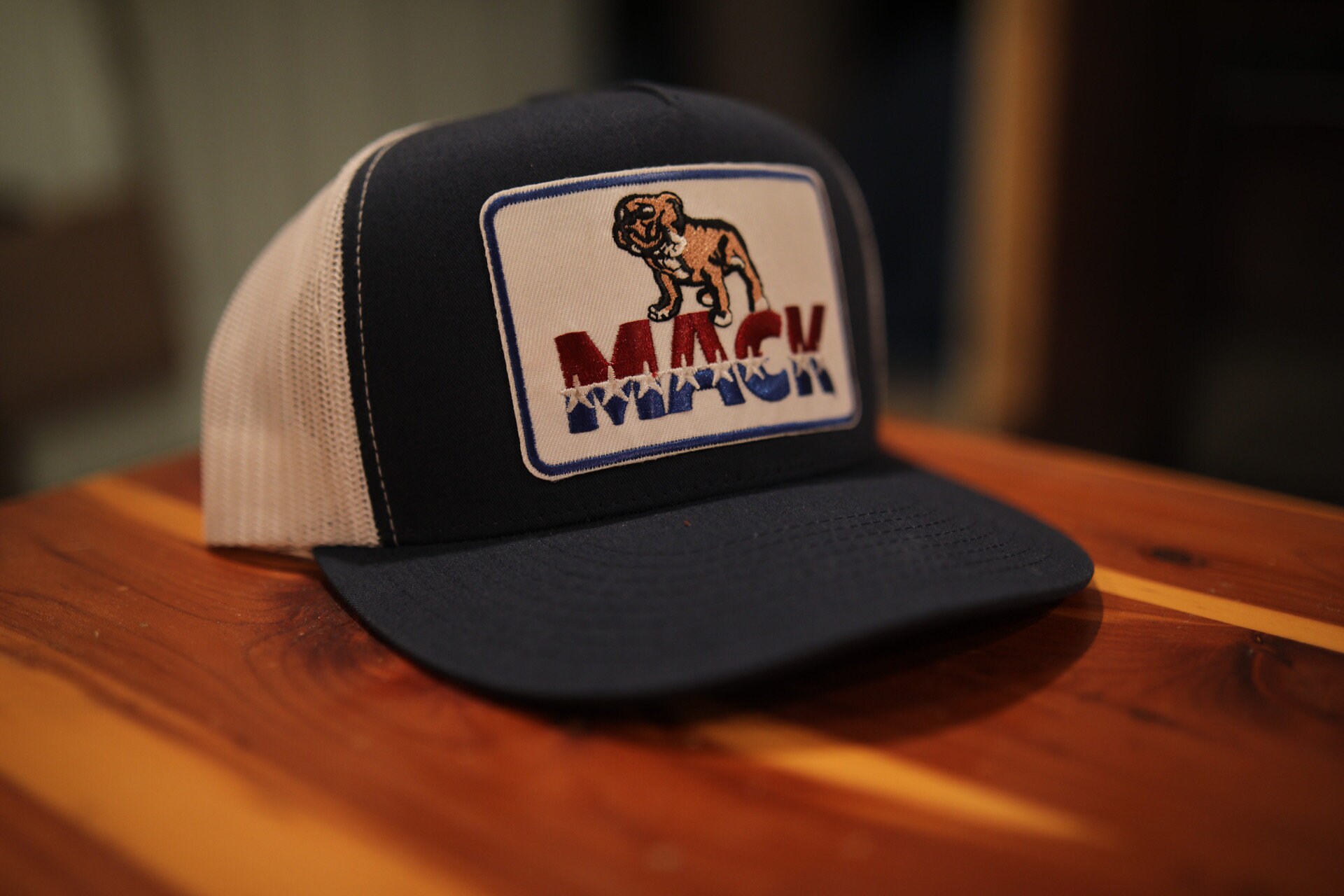 Orange Mack Truck Hat