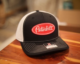 Peterbilt Diesel Trucker Hat Cap Flat Bill Embroidered for Mens Hat Baseball Cap Gorra Red - Etsy
