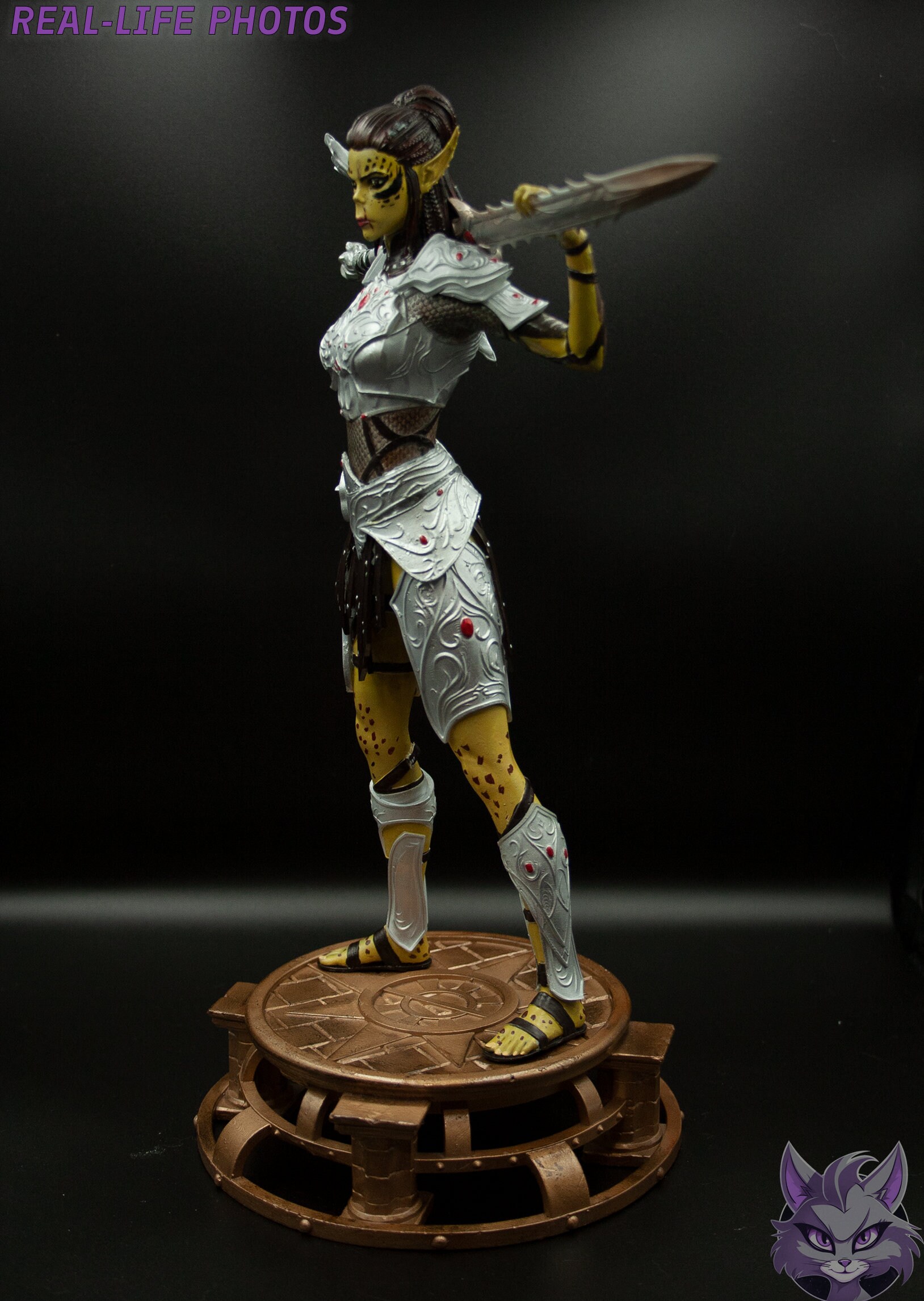 Baldur's Gate 3 Lae'zel Action Figure 32 Cm Heigh 12.5 Inches 3D ...