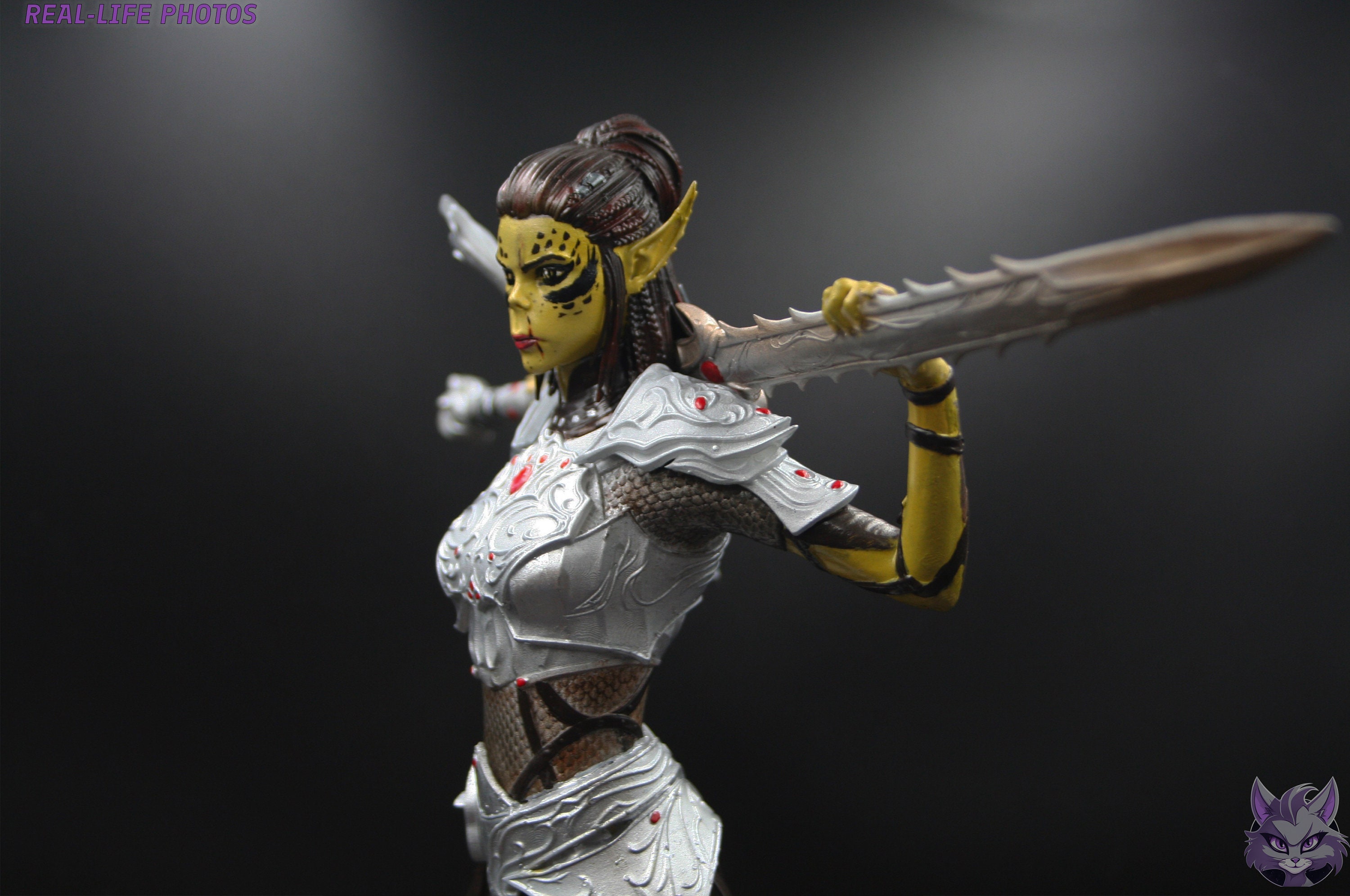 Baldur's Gate 3 Lae'zel Action Figure 32 Cm Heigh 12.5 Inches 3D ...