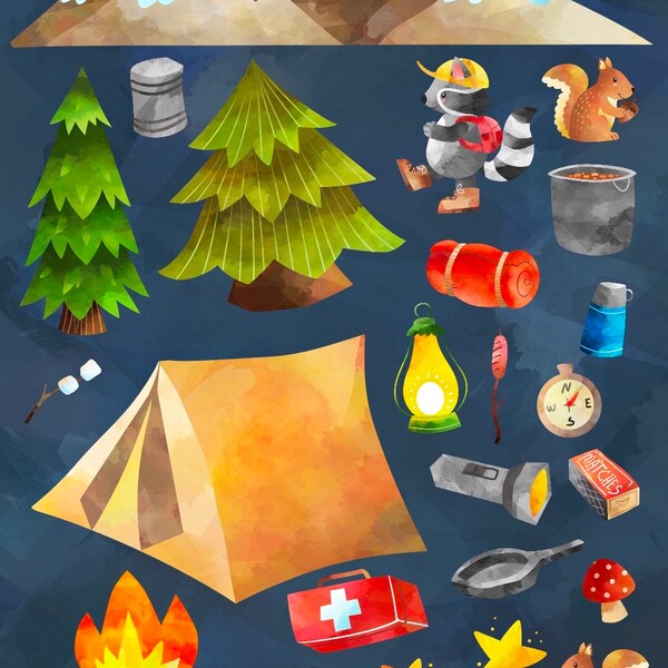 Felt Camping Set - Etsy