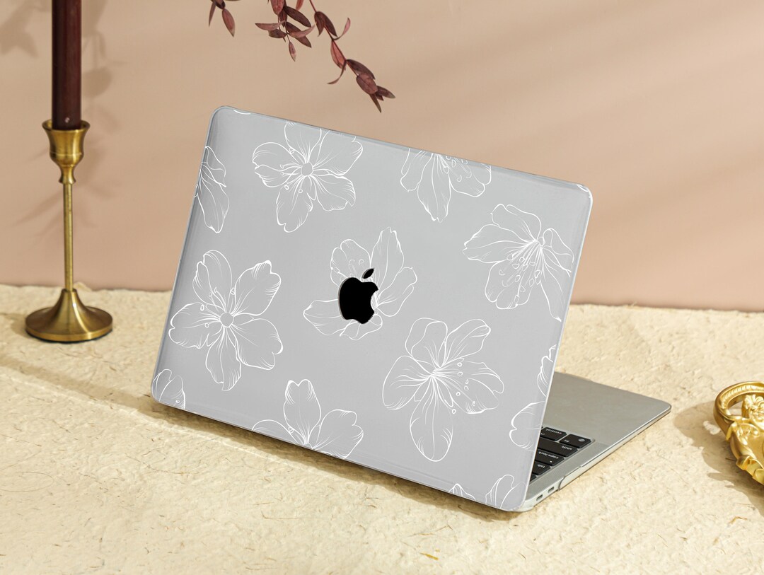 Blossom Clear MacBook Case for New MacBook Pro 13 16 15 Pro 14 A2442 ...