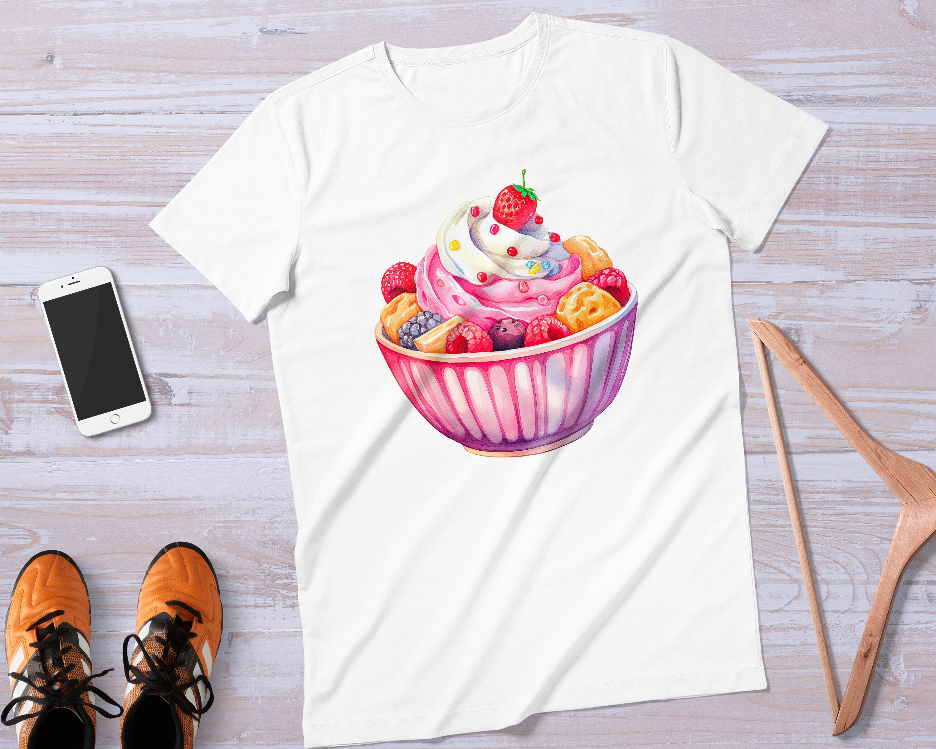 Ice Cream Clipart Summer Clipart Tasty Desserts Sweet - Etsy