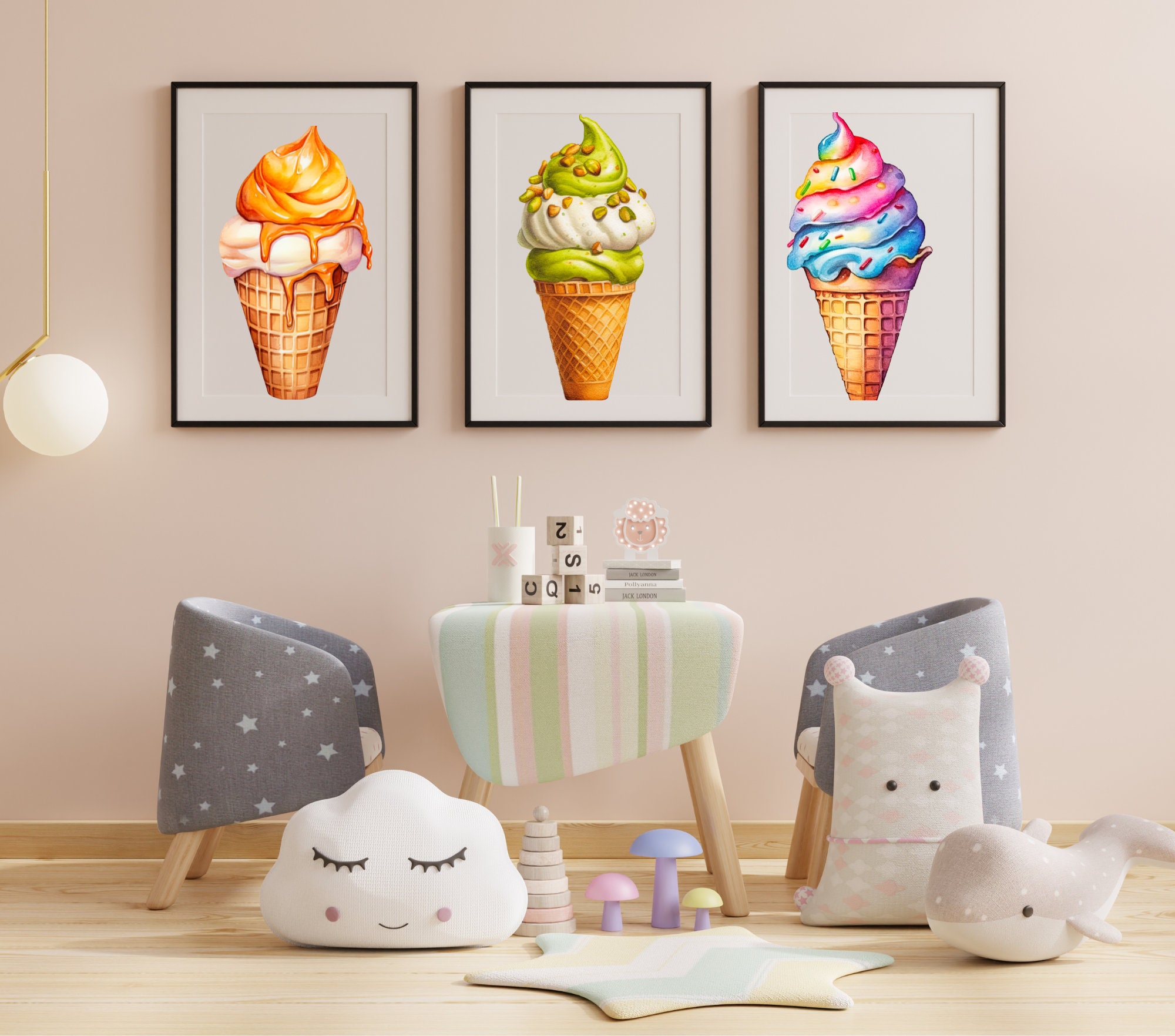 Ice Cream Clipart Summer Clipart Tasty Desserts Sweet - Etsy