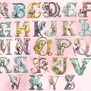 Letters Clipart PNG Bundle, 26 Horse Letter Clipart, Horse Clipart ...