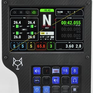 Sim Racing Dashboard With Touch Screen 6.8" Vocore and Stream Deck ...