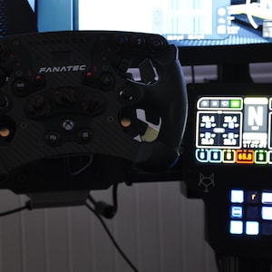 Sim Racing Dashboard With Touch Screen 6.8" Vocore and Stream Deck ...