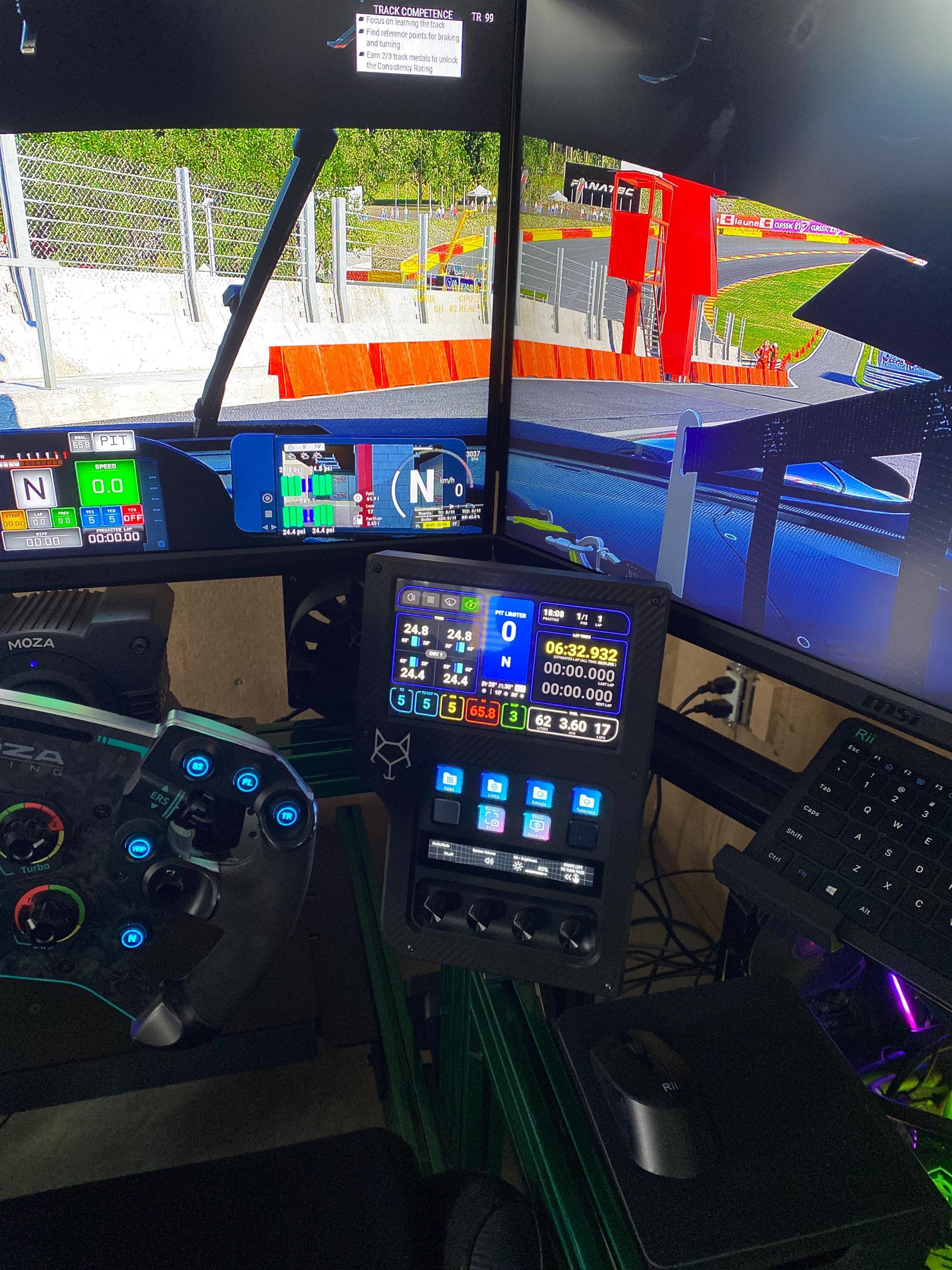 Sim Racing Dashboard for Stream Deck Plus and Vocore 6.8 Touchscreen ...