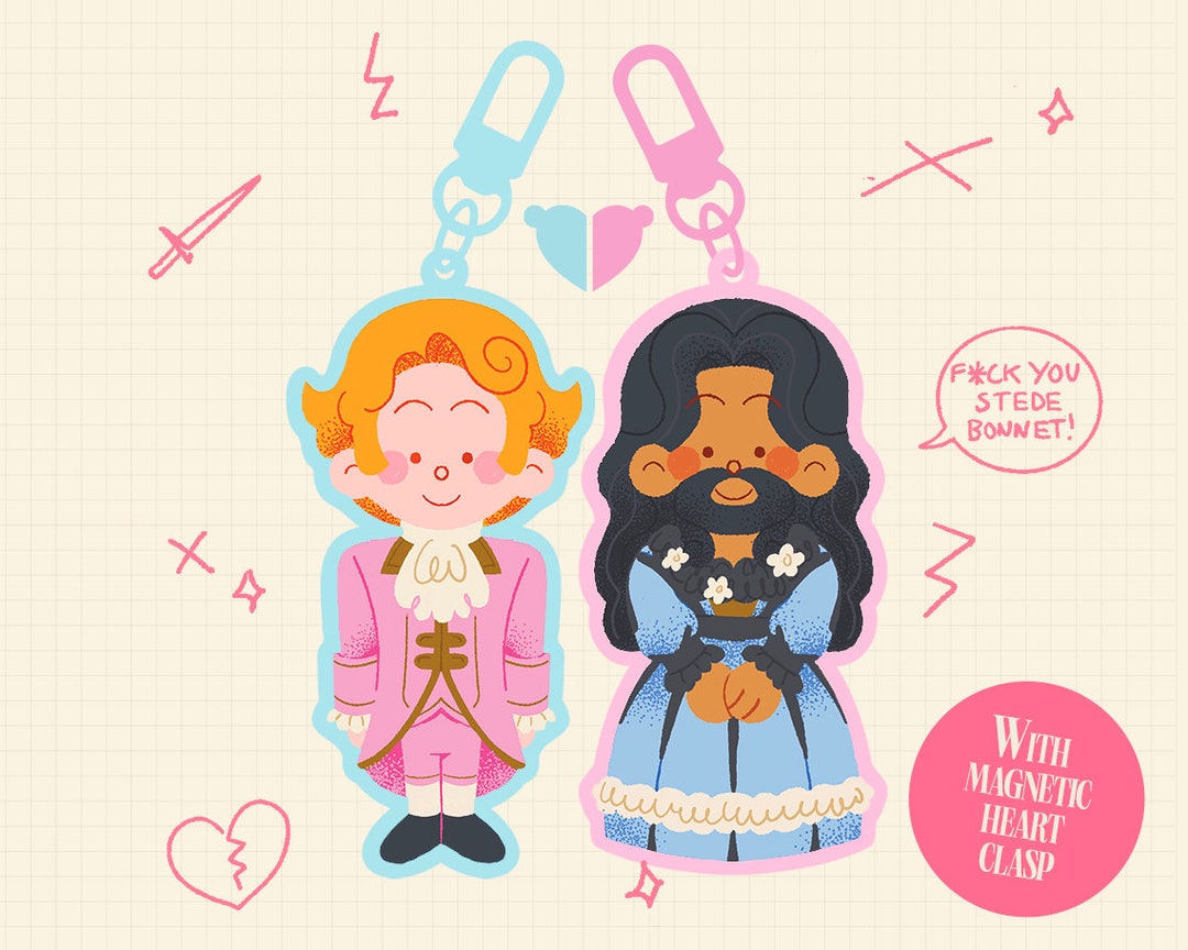 Ed & Stede Wedding Topper Acrylic Charms 2.5in OFMD - Etsy