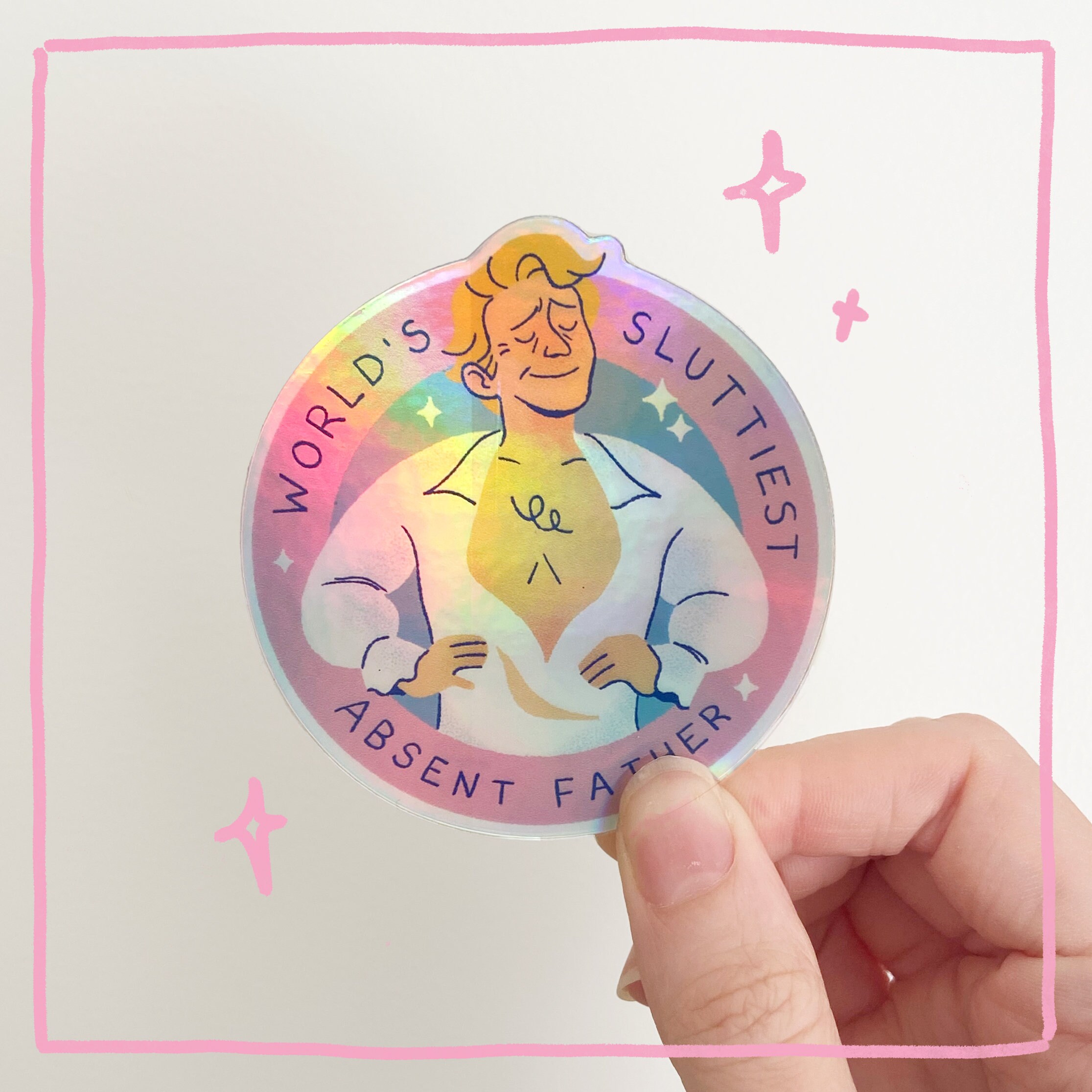 Stede Bonnet Holographic Vinyl Sticker OFMD Our Flag Means - Etsy