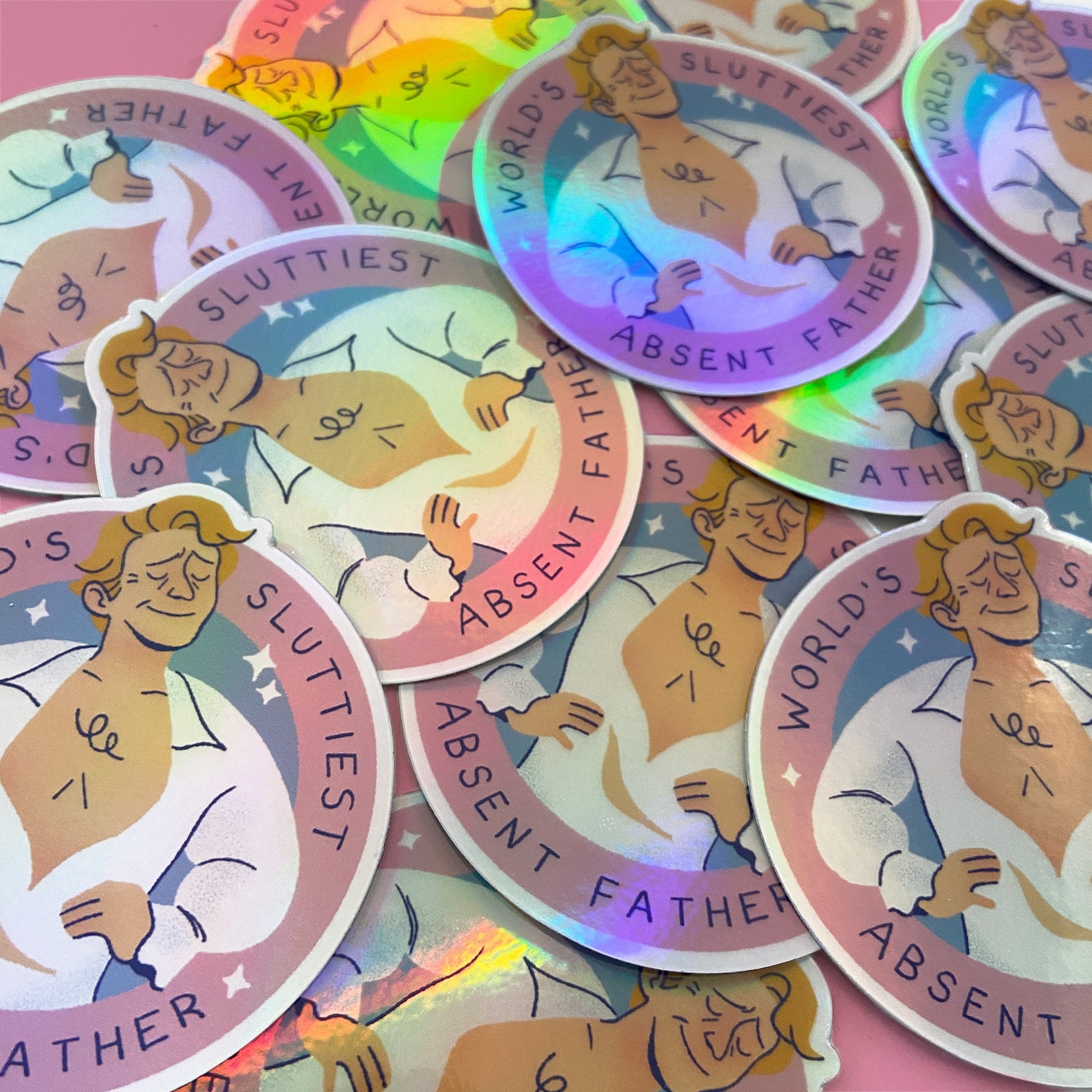 Stede Bonnet Holographic Vinyl Sticker OFMD Our Flag Means - Etsy