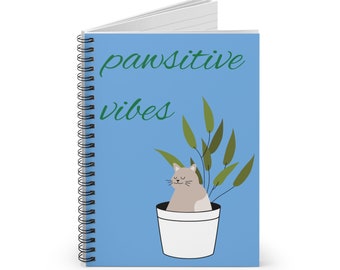 Spiral Notebook - Ruled Line - Etsy