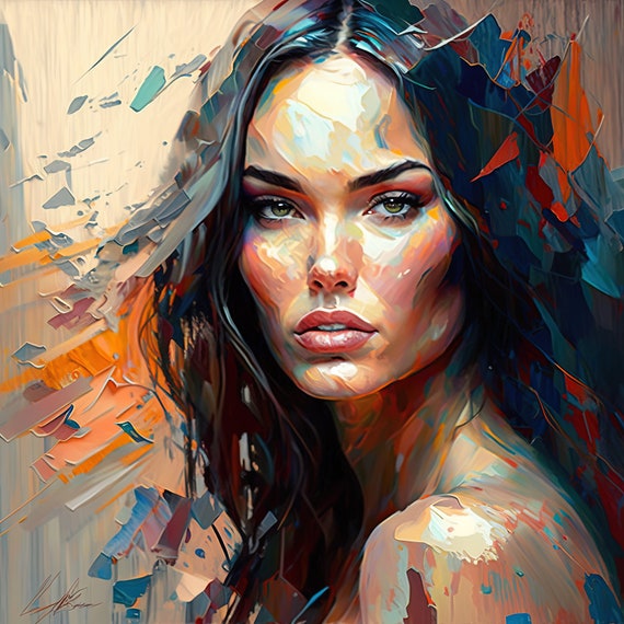 Megan Fox Painted