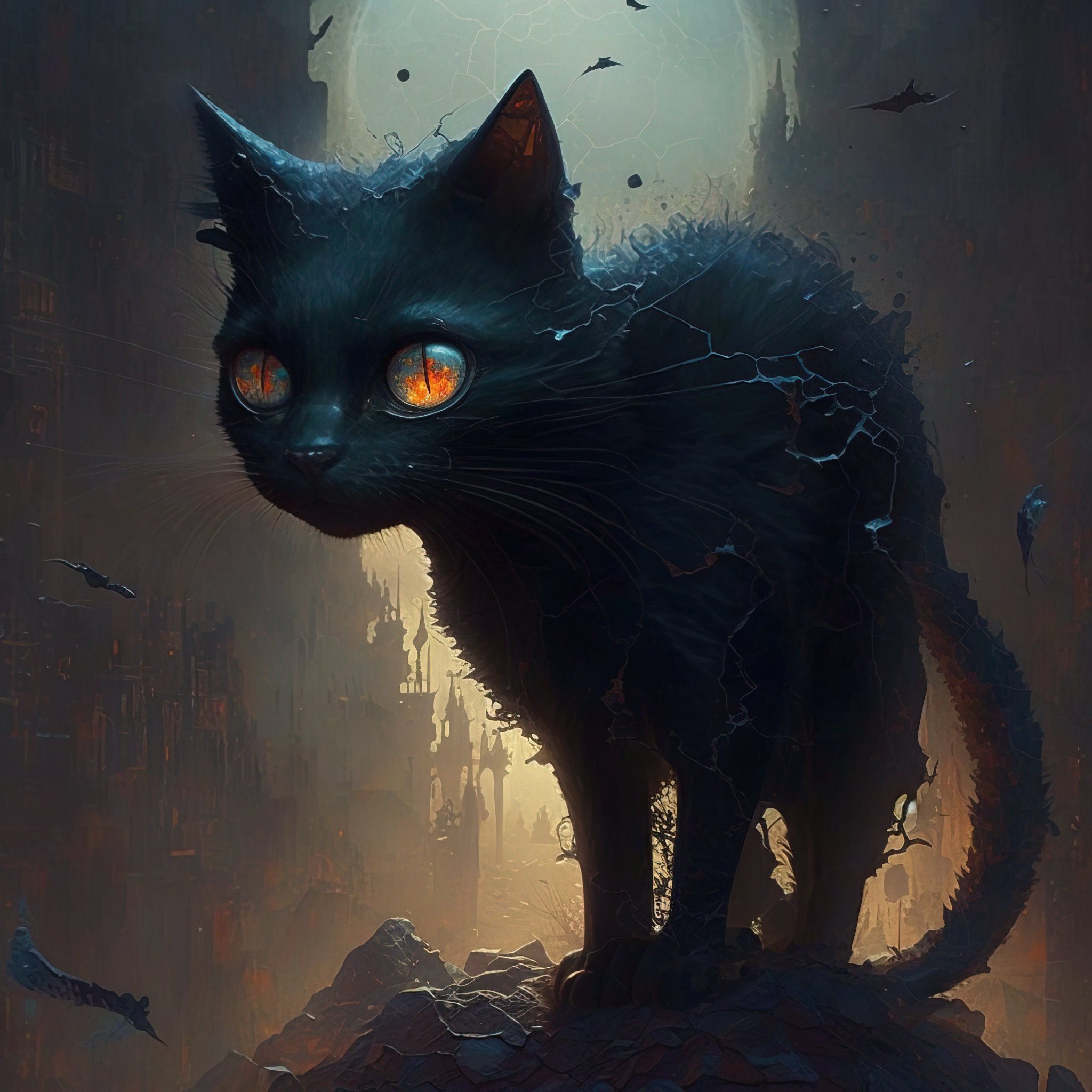 Vincent Tim Burton Cat