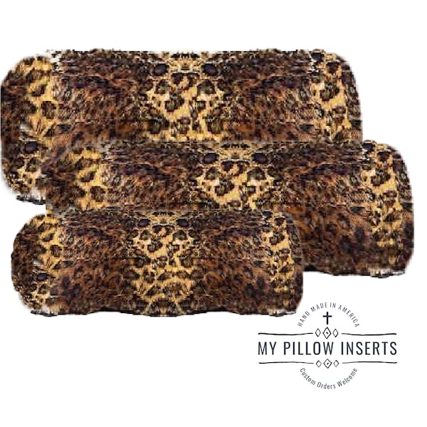 Leopard Bolster Pillow - Etsy