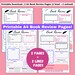 Fun Book Review Pages Fun A4 Printable Book Review Sheets Cute Book ...