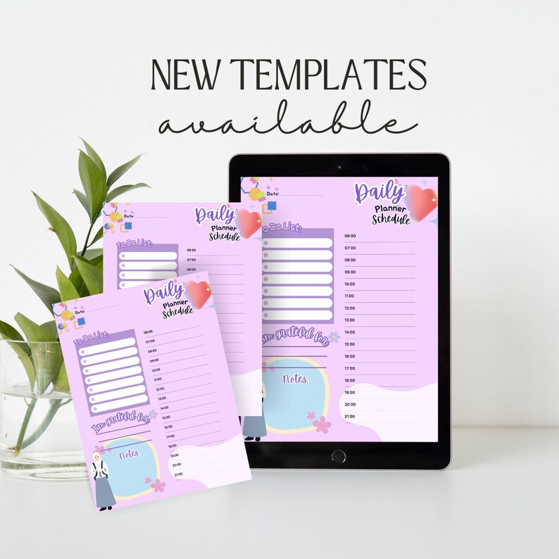 Daily Planner Goodnotes Template, Undated, Digital Planner Pdf, Cute ...