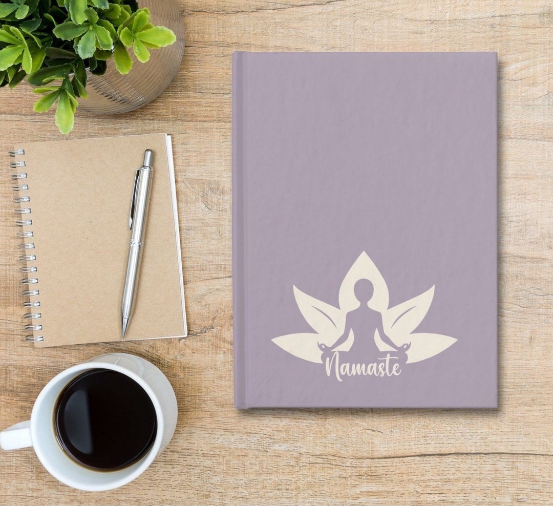 Yoga Journal Lotus Flower Meditation Journal Stationary Gift for Yogi ...