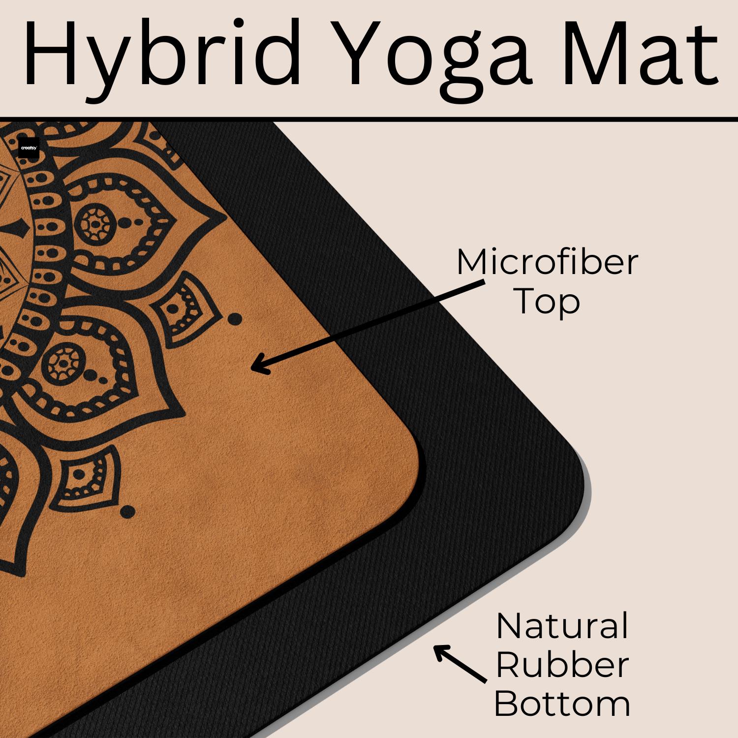 Yoga Mat With Alignment Markings Position Marking Yoga Mat Pose Guide ...