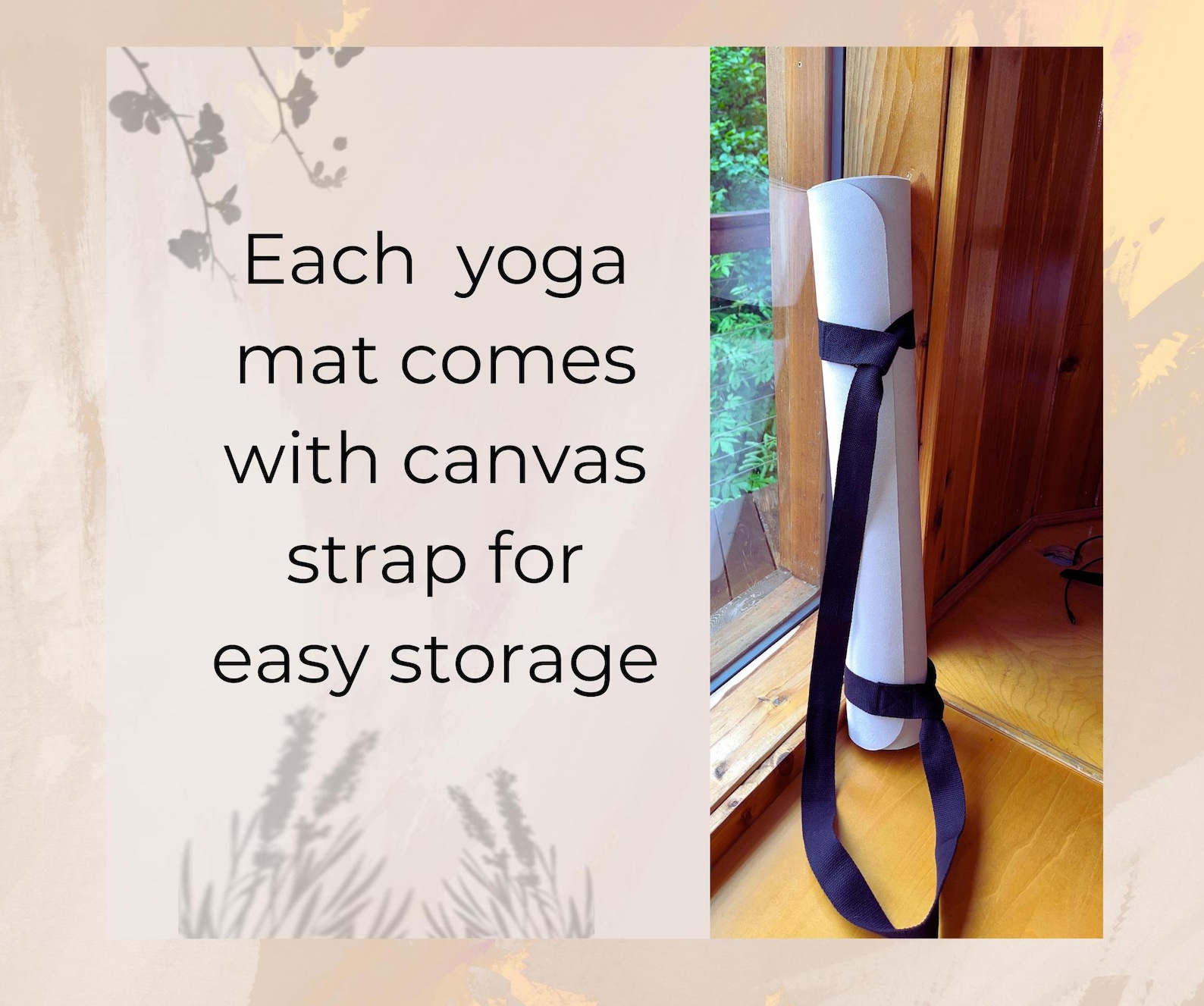 Yoga Mat With Alignment Markings Position Marking Yoga Mat Pose Guide ...