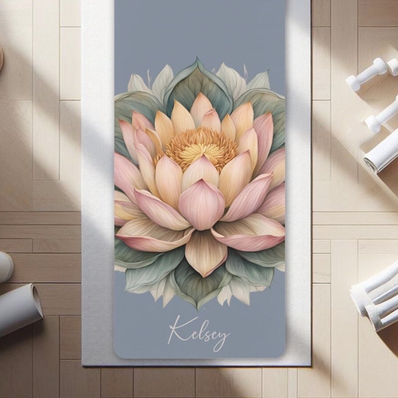 Blue Mat for Gym - Etsy