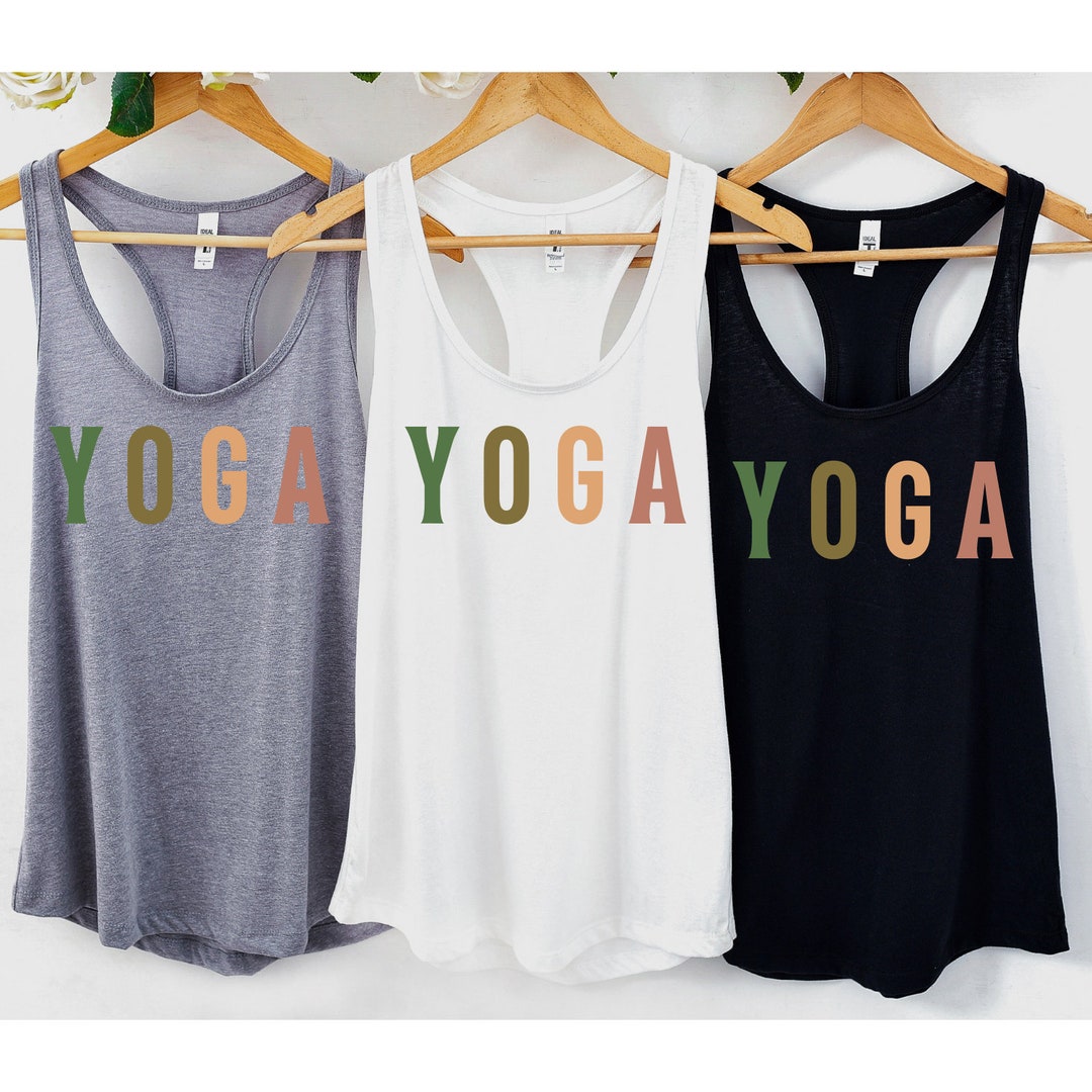 Yoga Workout Tank Top Athletic Tank Cute Gift for Yoga Instructor Group ...
