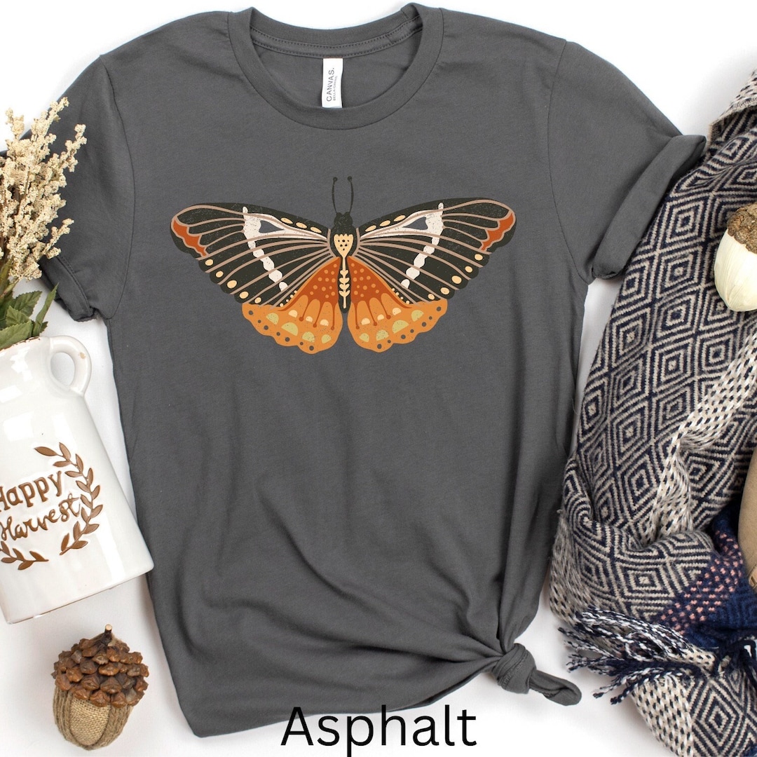 Boho Butterfly Shirt Cute Butterfly Tee Rustic Butterfly Shirt ...
