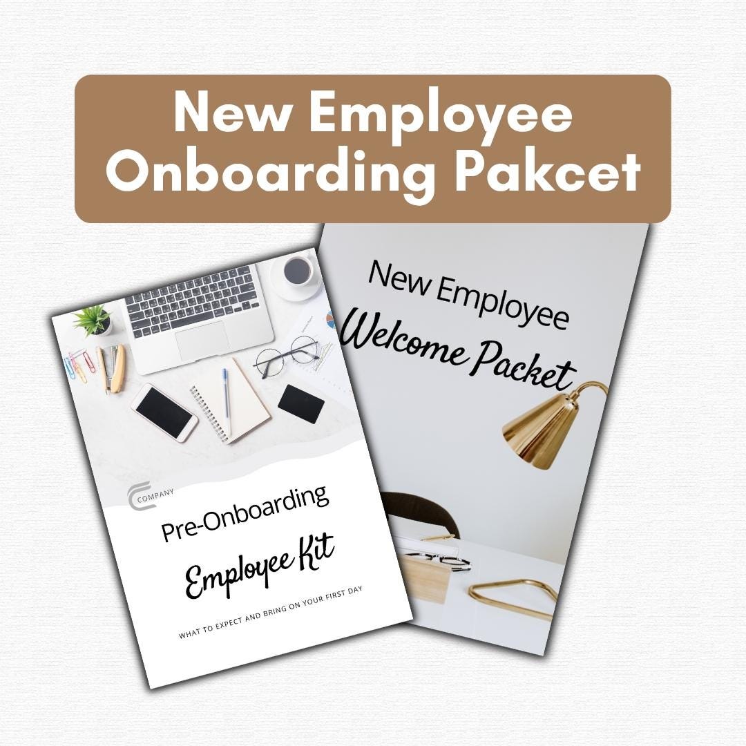 Employee Welcome Package: Editable HR Onboarding Template (canva) - Etsy
