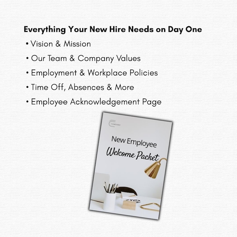 Employee Welcome Package: Editable HR Onboarding Template (canva) - Etsy