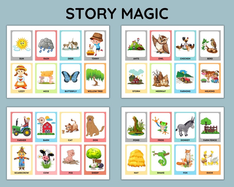 Story Telling Card Game | Story Telling Flashcards | Homeschool ...
