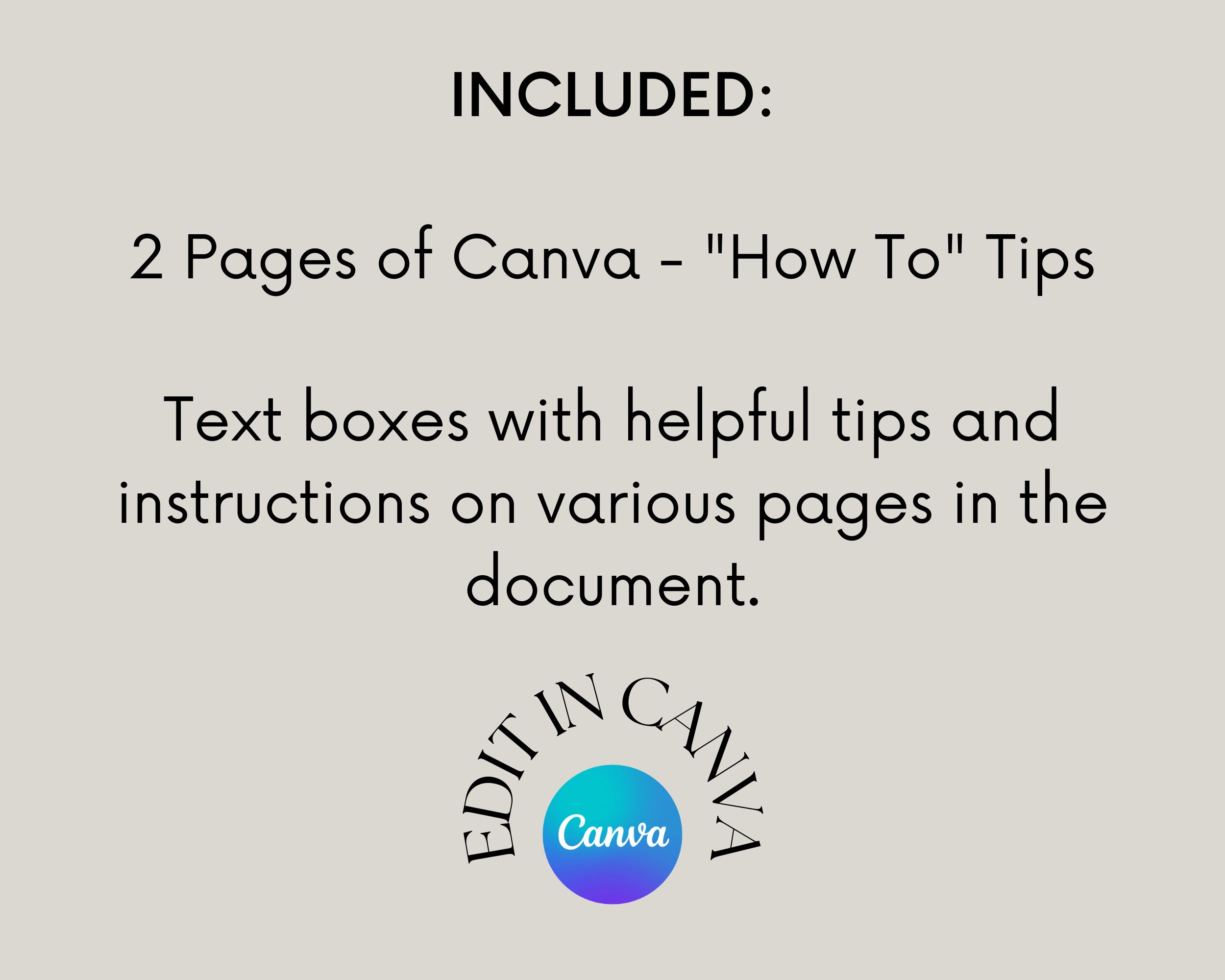 Editable Business Plan Template: Canva Design (instant Download) - Etsy