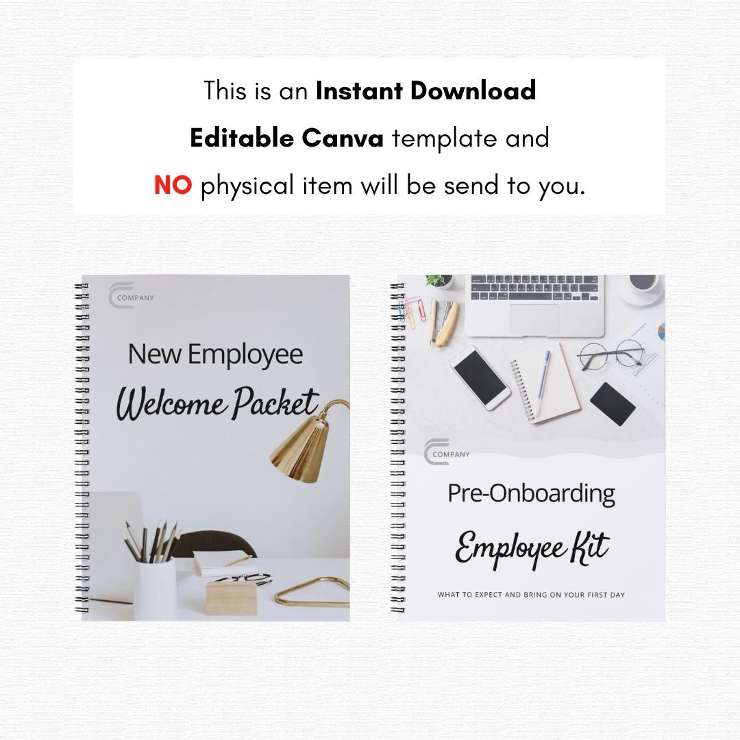 Employee Welcome Package: Editable HR Onboarding Template (canva) - Etsy