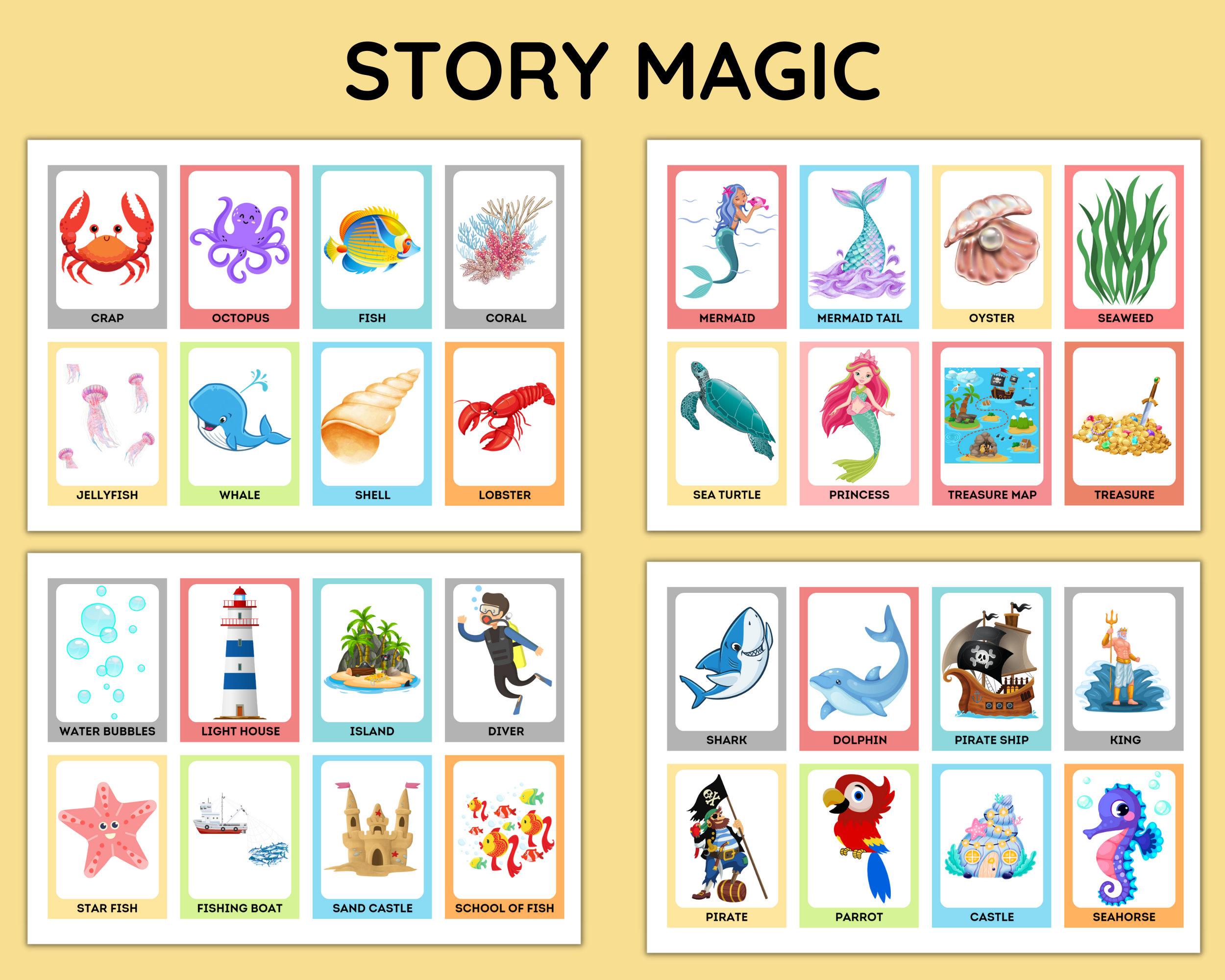 Story Telling Card Game | Story Telling Flashcards | Homeschool ...