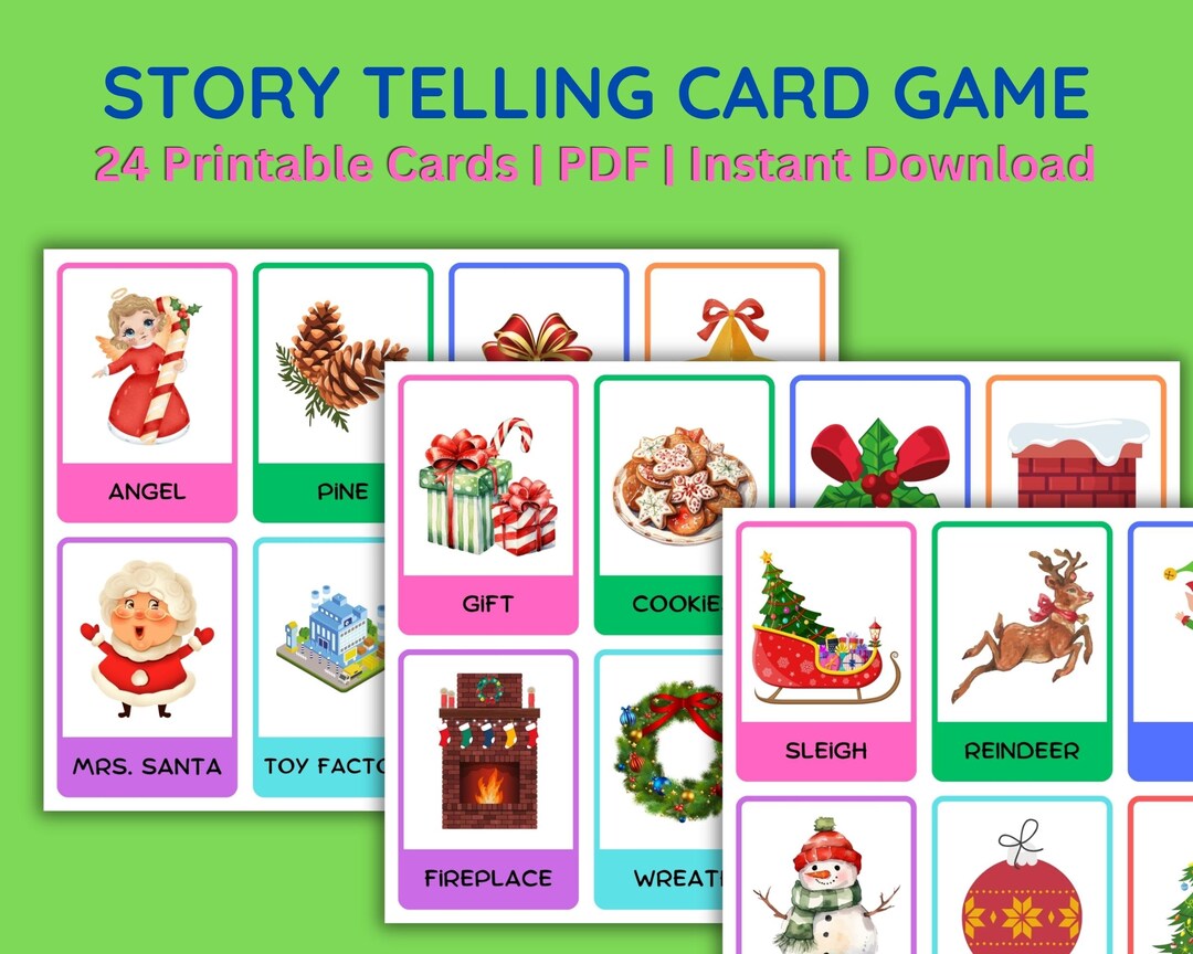 Story Telling Card Game | Story Telling Flashcards | Homeschool ...