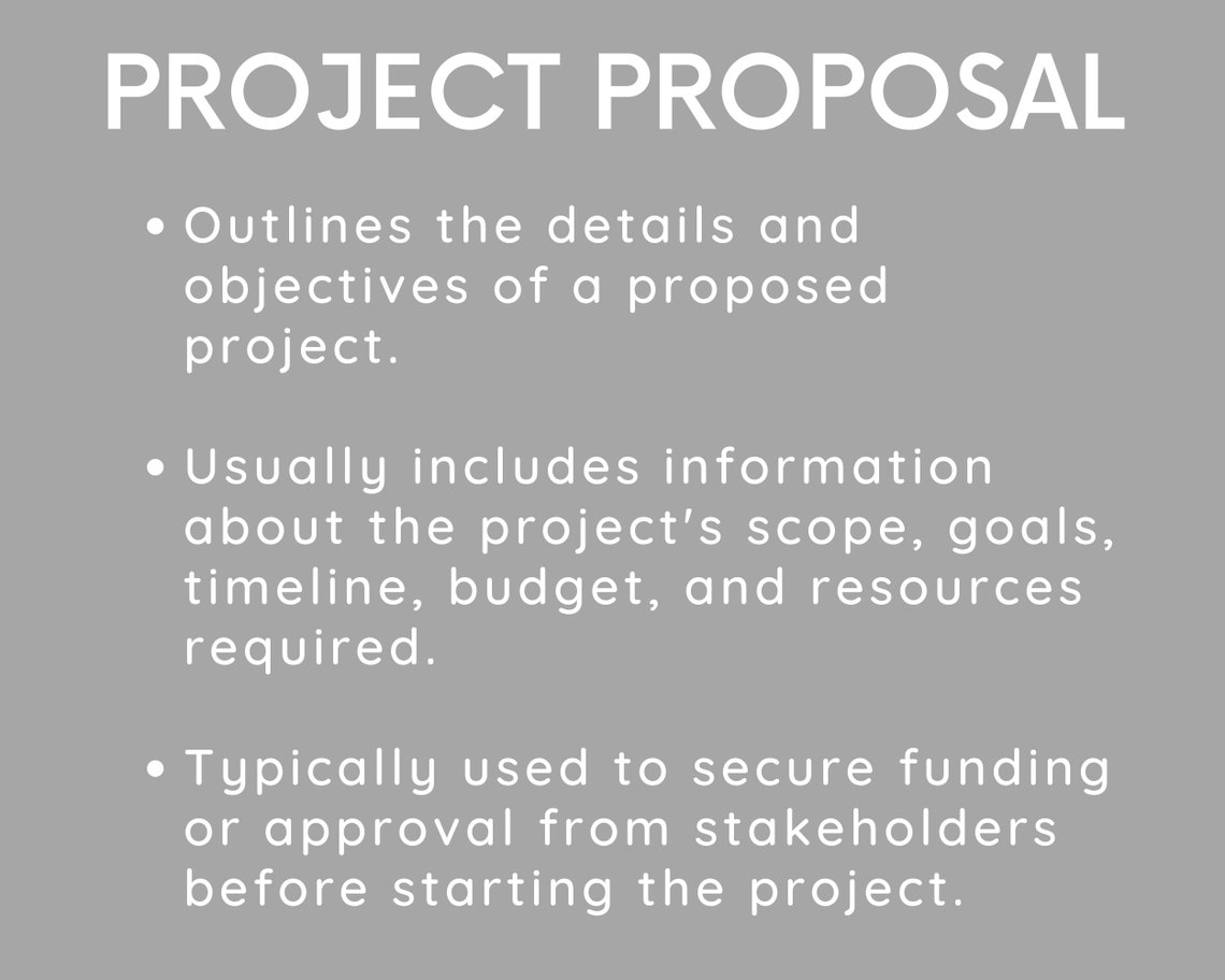 Project Proposal Template Edit in CANVA Client Proposal - Etsy