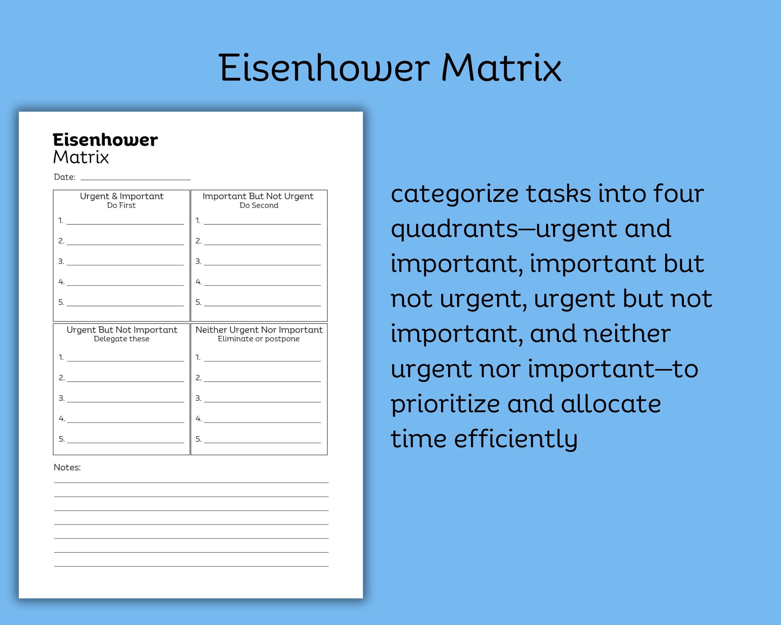 Priority Matrix Eisenhower Matrix Priority Study Planning Thesis ...