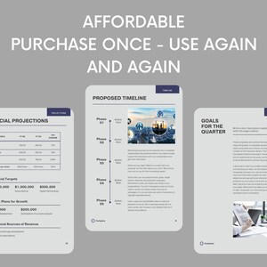 Project Proposal Template Edit in CANVA Client Proposal Template ...