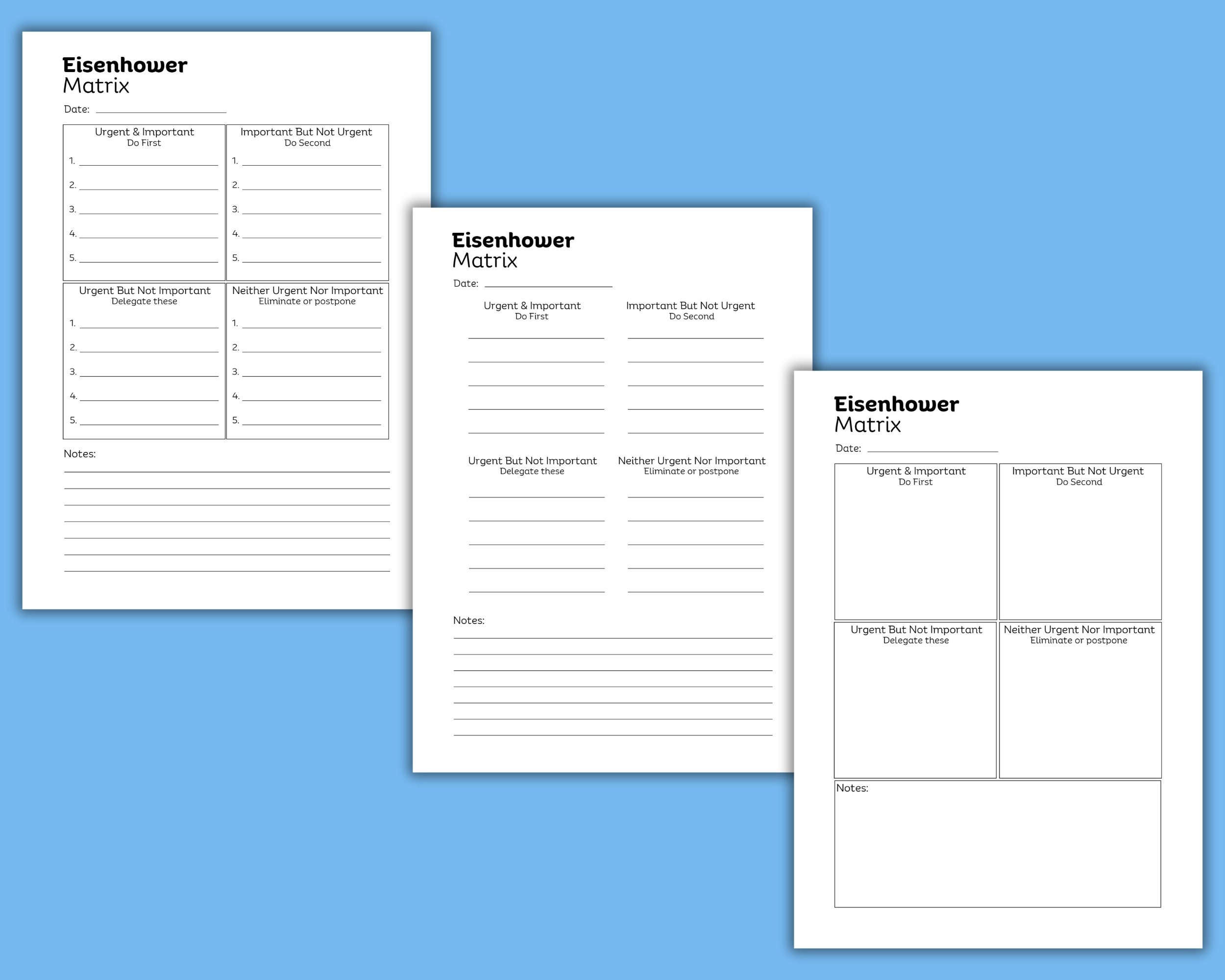 Priority Matrix Eisenhower Matrix Priority Study Planning Thesis ...