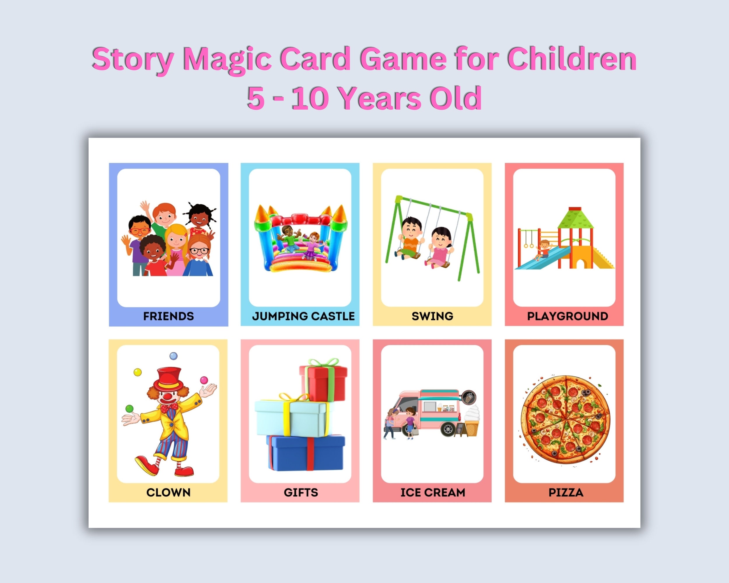 Story Magic Card Game: Homeschool Storytelling Flashcards (PDF ...