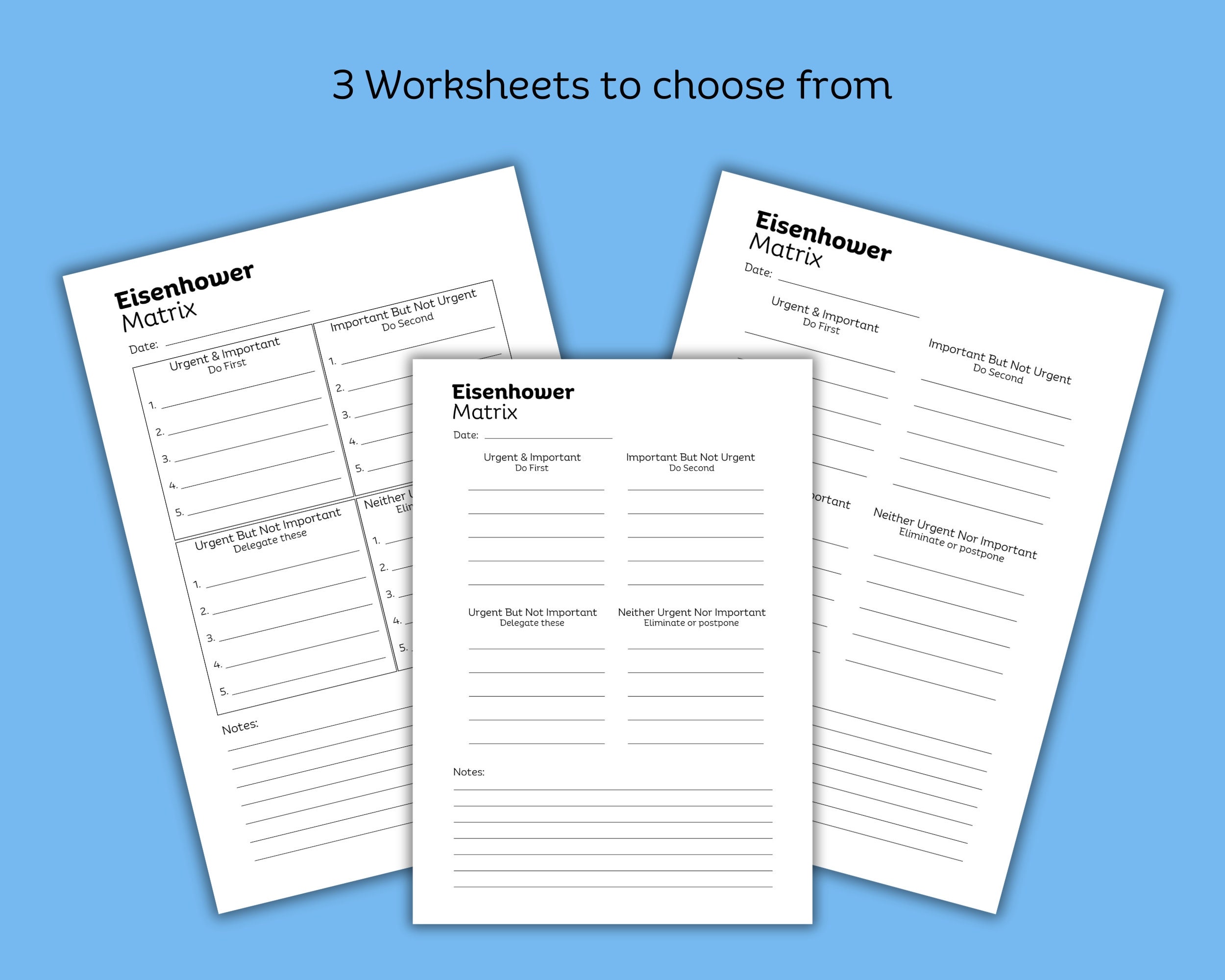 Priority Matrix Eisenhower Matrix Priority Study Planning Thesis ...
