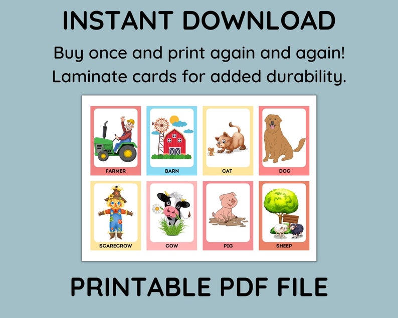 Story Magic Card Game: Farm Animals Storytelling Flashcards (digital ...