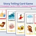 Story Telling Card Game Story Telling Flashcards Homeschool Printable ...
